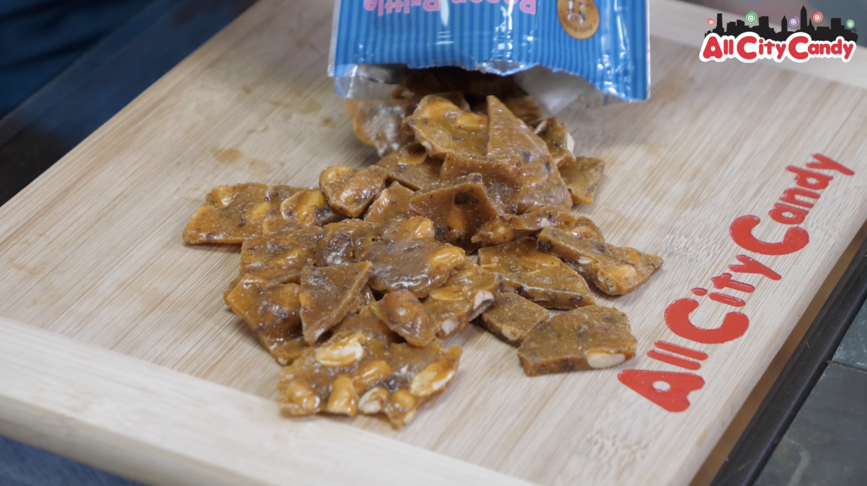 Watch Brittle Brothers Bacon Brittle Taste Test - All City Candy on ...