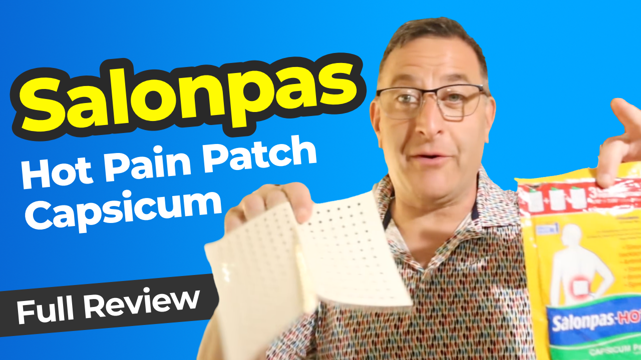 Watch Salonpas Hot capsicum Pain Patch lasts long on Amazon Live