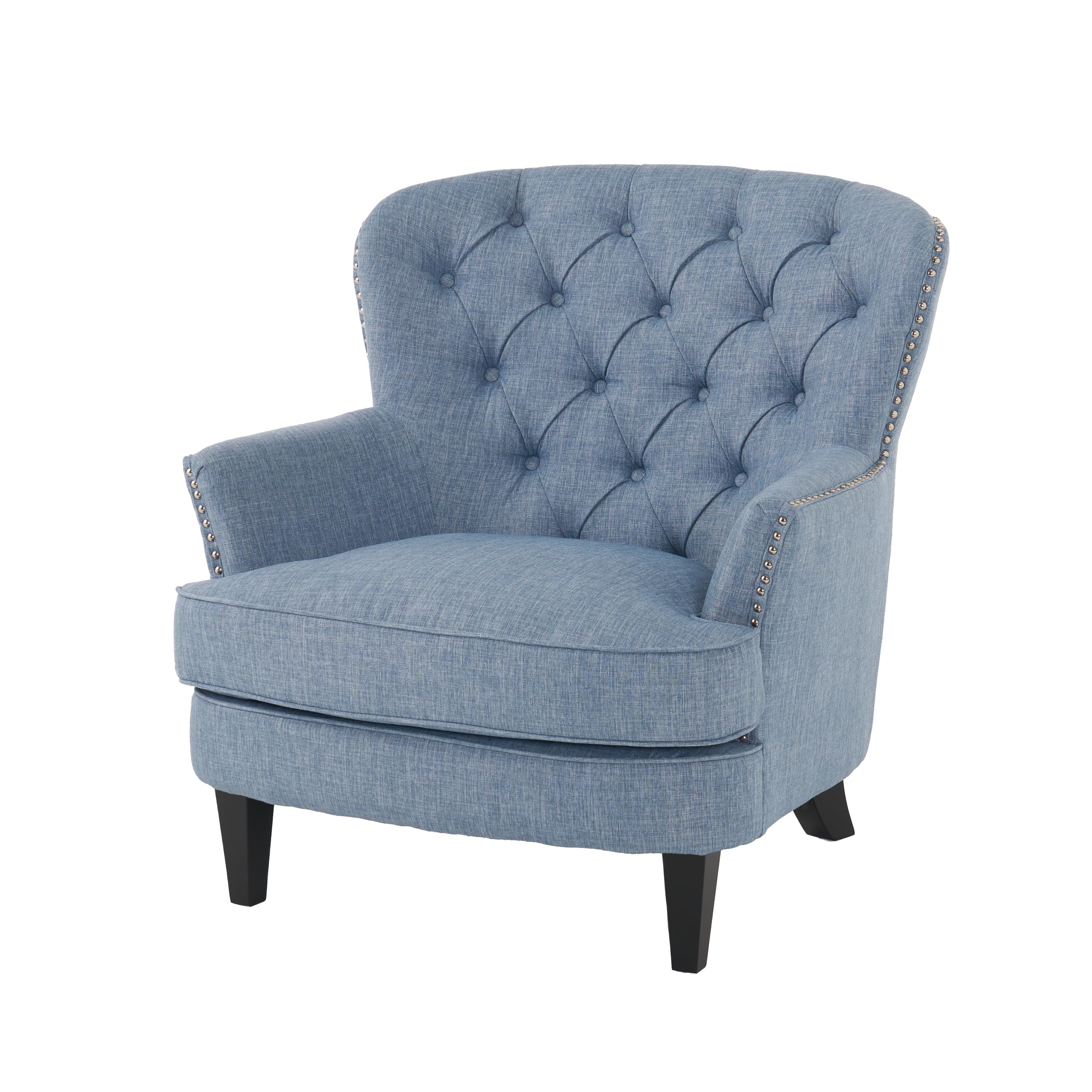 Amazon.com: Christopher Knight Home Tafton Fabric Club Chair, Light ...