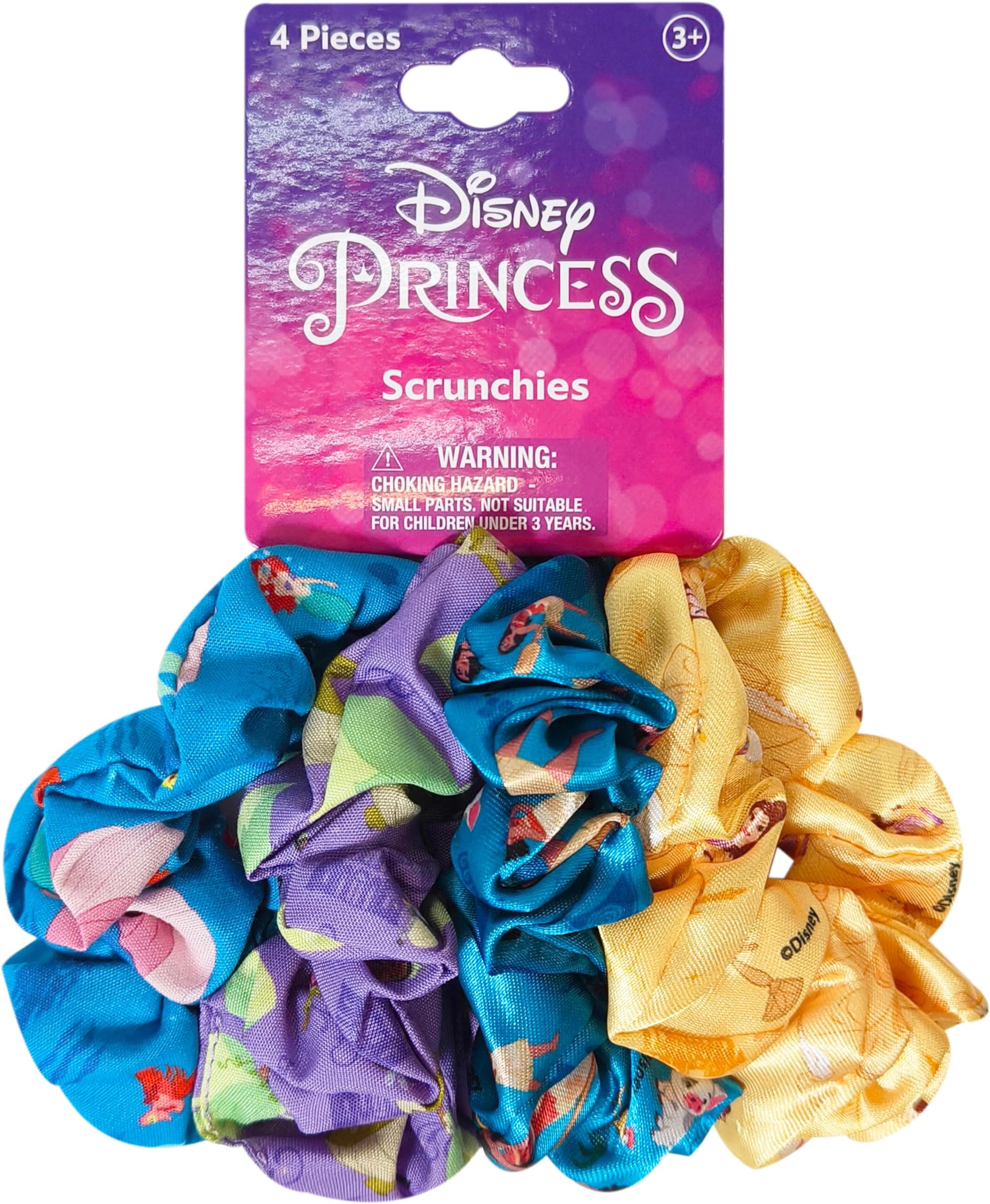Amazon.com : LUV HER Disney Princess Cute Scrunchies for Girls of All ...