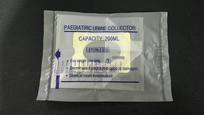 Paediatric Urine Collection Bags 200ml (Sterile) x 5 [Baby/Infants ...