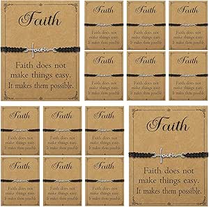 Amazon.com: Kenning 24 Sets Inspirational Gifts Bulk Christian Faith ...