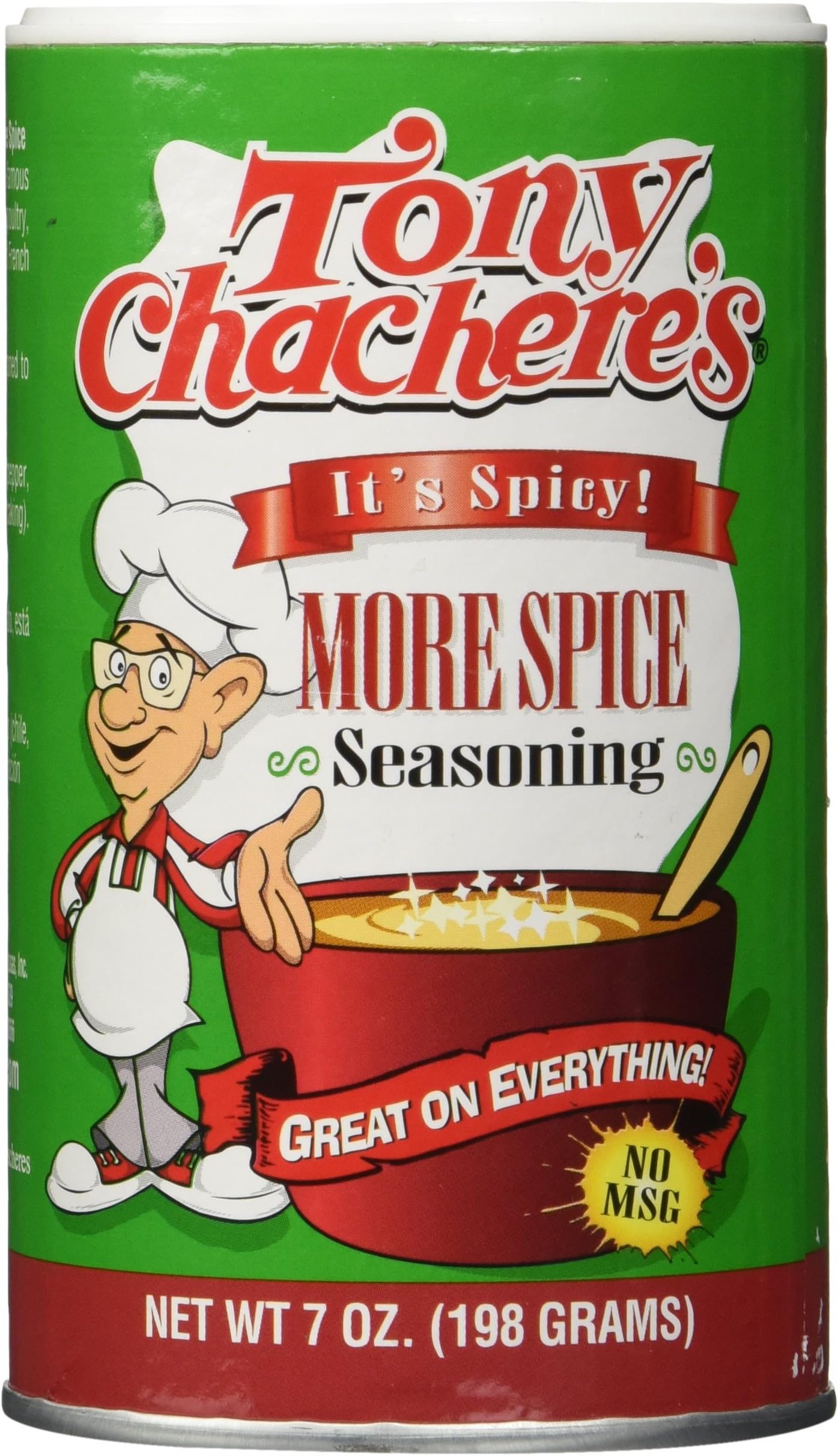 Amazon.com : Tony Chachere's More Spice Seasoning (Single 7oz) : Cajun ...