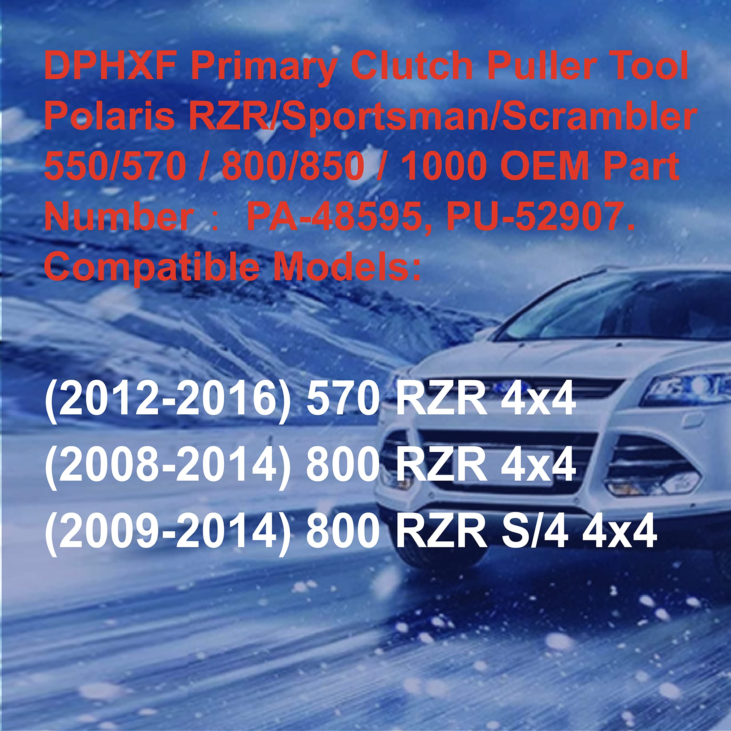 Snapklik.com : Primary Clutch Puller Tool Polaris RZR/Sportsman ...