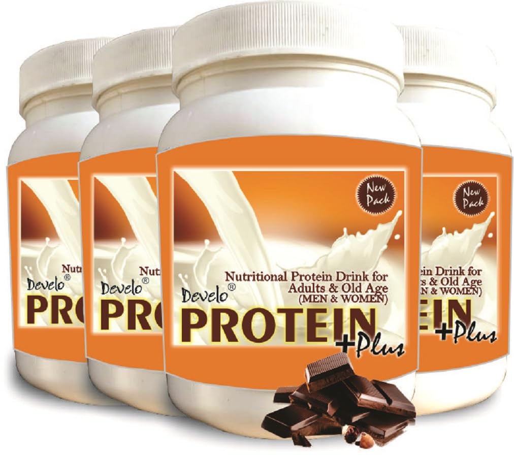 Develo Daily Health Protein Powder (Whey & Soy, Plant & Milk Based) for ...