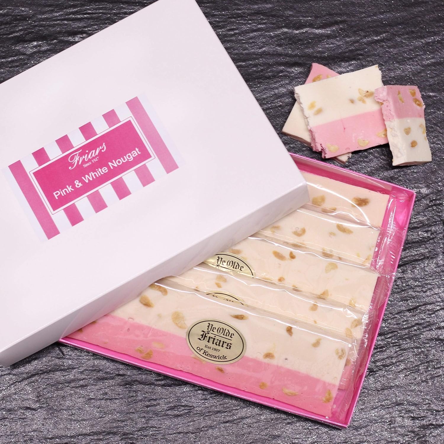 Pink and White Nougat : Amazon.co.uk: Grocery
