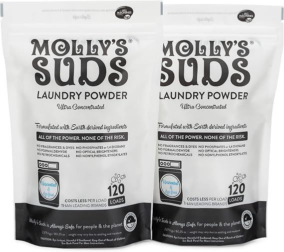 Amazon.com: Molly's Suds Original Laundry Detergent Powder | Natural ...