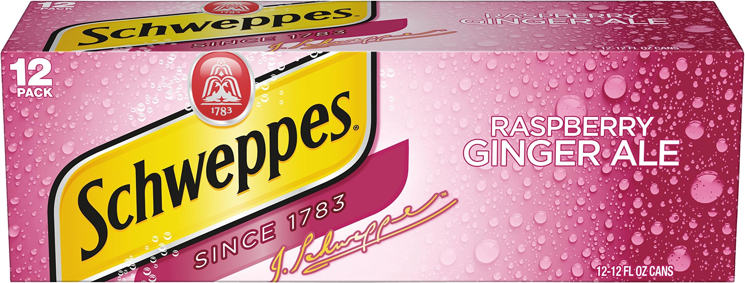 Amazon.com : Schweppes Raspberry Ginger Ale - Refreshing, Crisp ...
