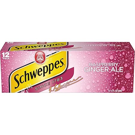 Amazon.com : Schweppes Raspberry Ginger Ale - 12 oz cans - 12pk ...