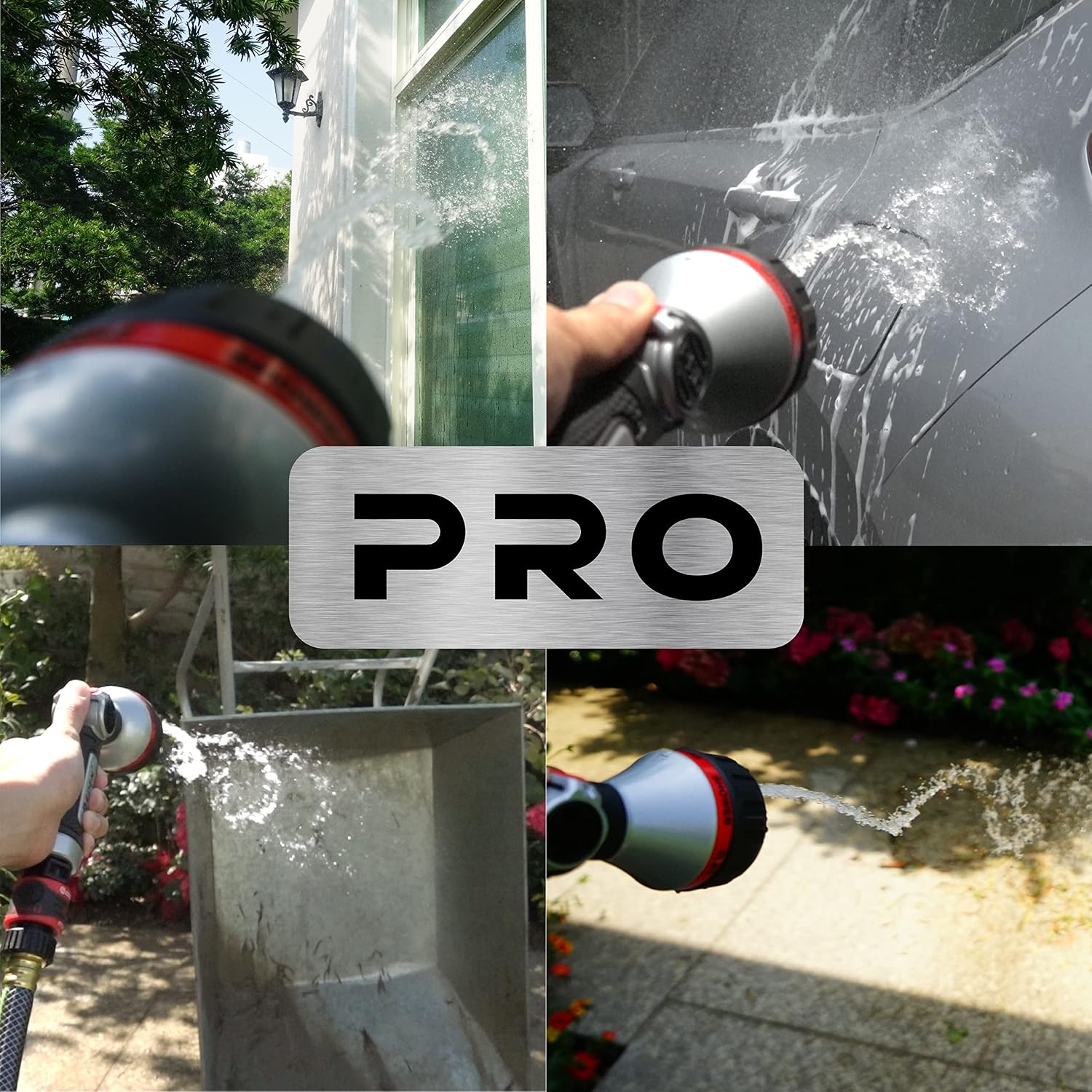 Eden 94814 Pro Boquilla turbo de 6 patrones con control de pulgar de ...