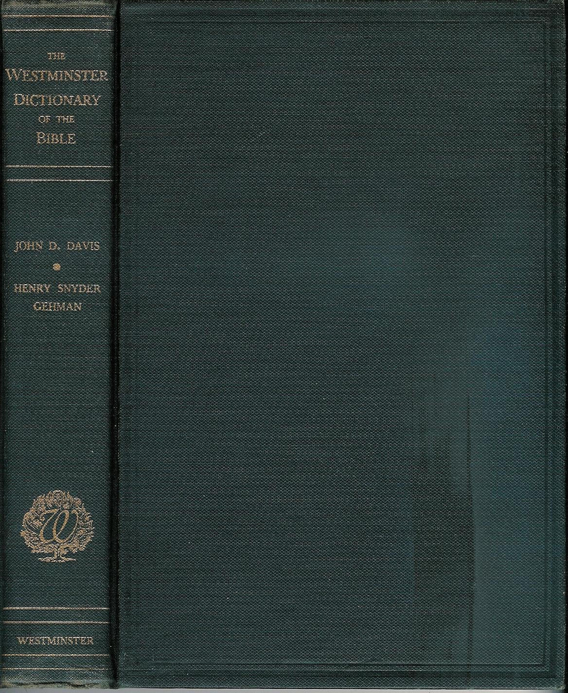 Westminster Dictionary of the Bible Rev Ed: John D. Davis: Amazon.com ...