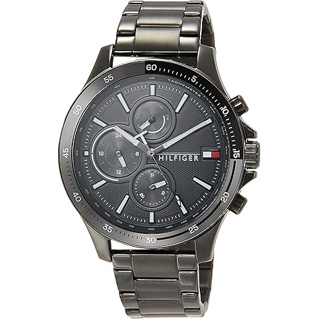 Amazon | [トミーヒルフィガー] 腕時計 BANK 1791719 メンズ グレー [並行輸入品] | 腕時計 | ファッション 通販