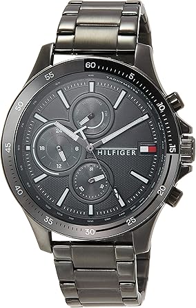 Amazon.co.jp: [トミーヒルフィガー] 腕時計 BANK 1791719 メンズ グレー [並行輸入品] : ファッション