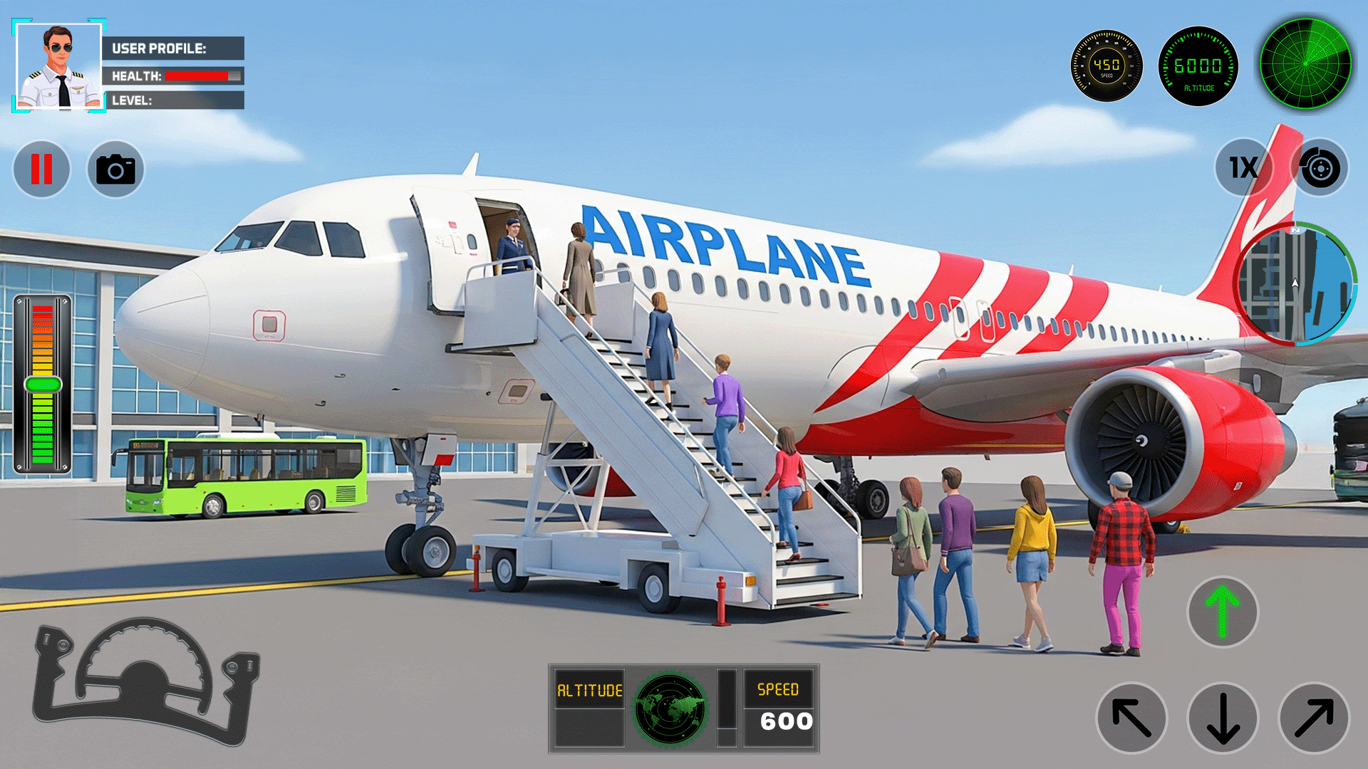 Real Pilot Flight Airplane Simulator - New Flying Airline Games 2025 ...