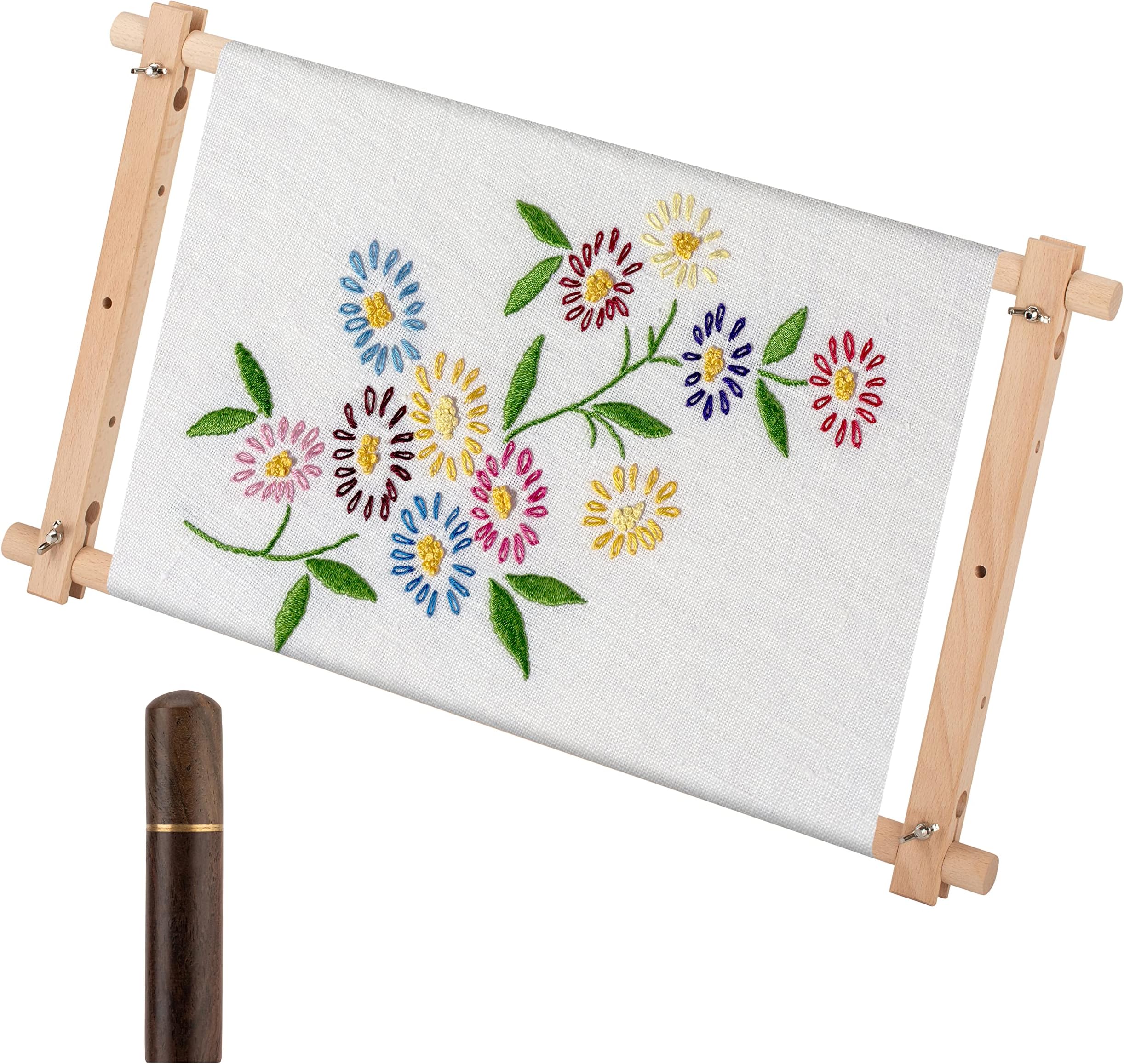 Amazon.com: Arabeska Cross Stitch Scroll Frame Set with Plastic Clamps ...