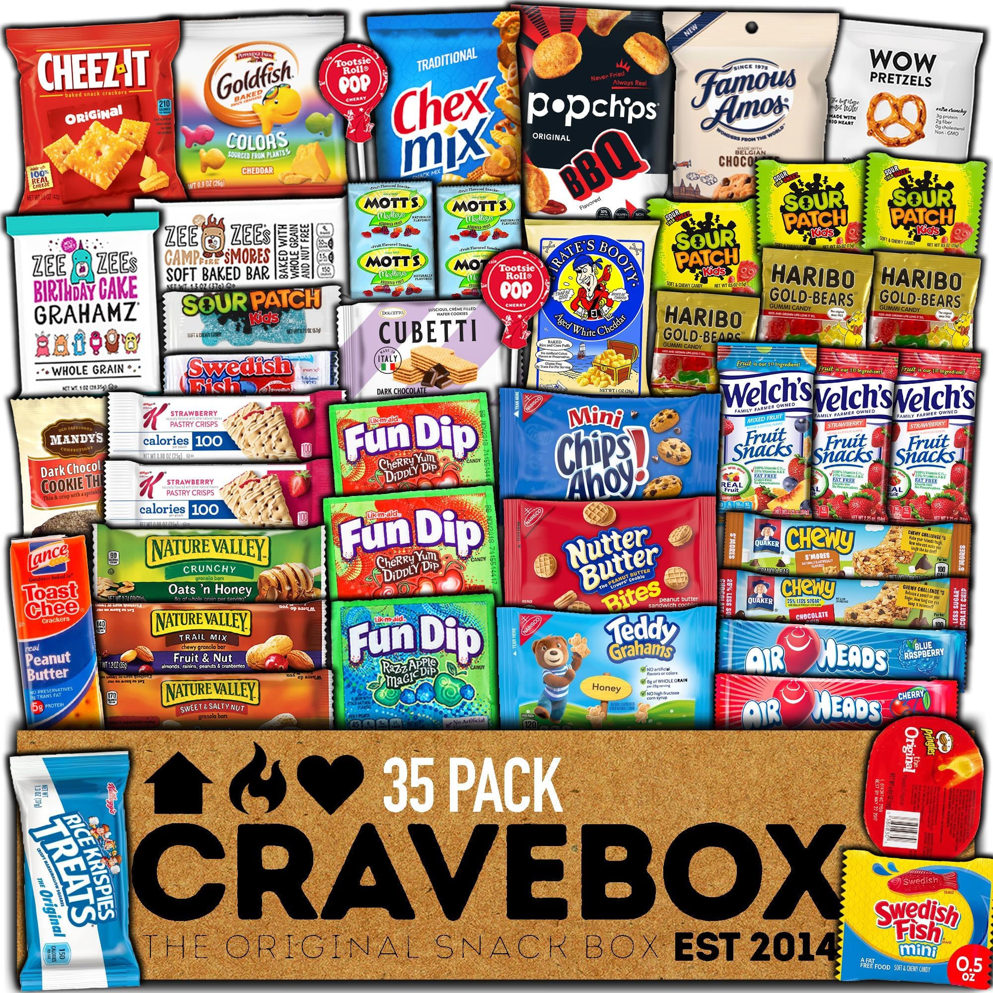 Amazon.com: CRAVEBOX Valentines Day snacks variety pack for adults ...