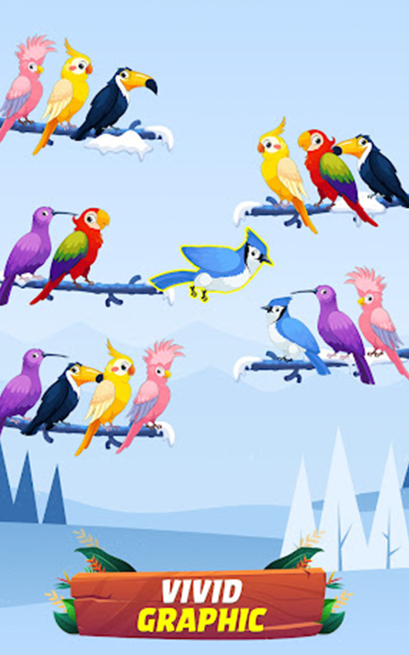 Bird Sort - Color Birds Game-Amazonアプリストアのアプリ