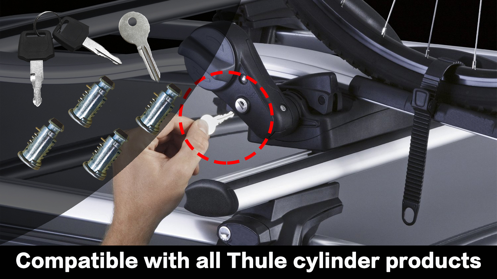 Watch Lock Cylinders Replacement for Thule car Racks System on Amazon Live