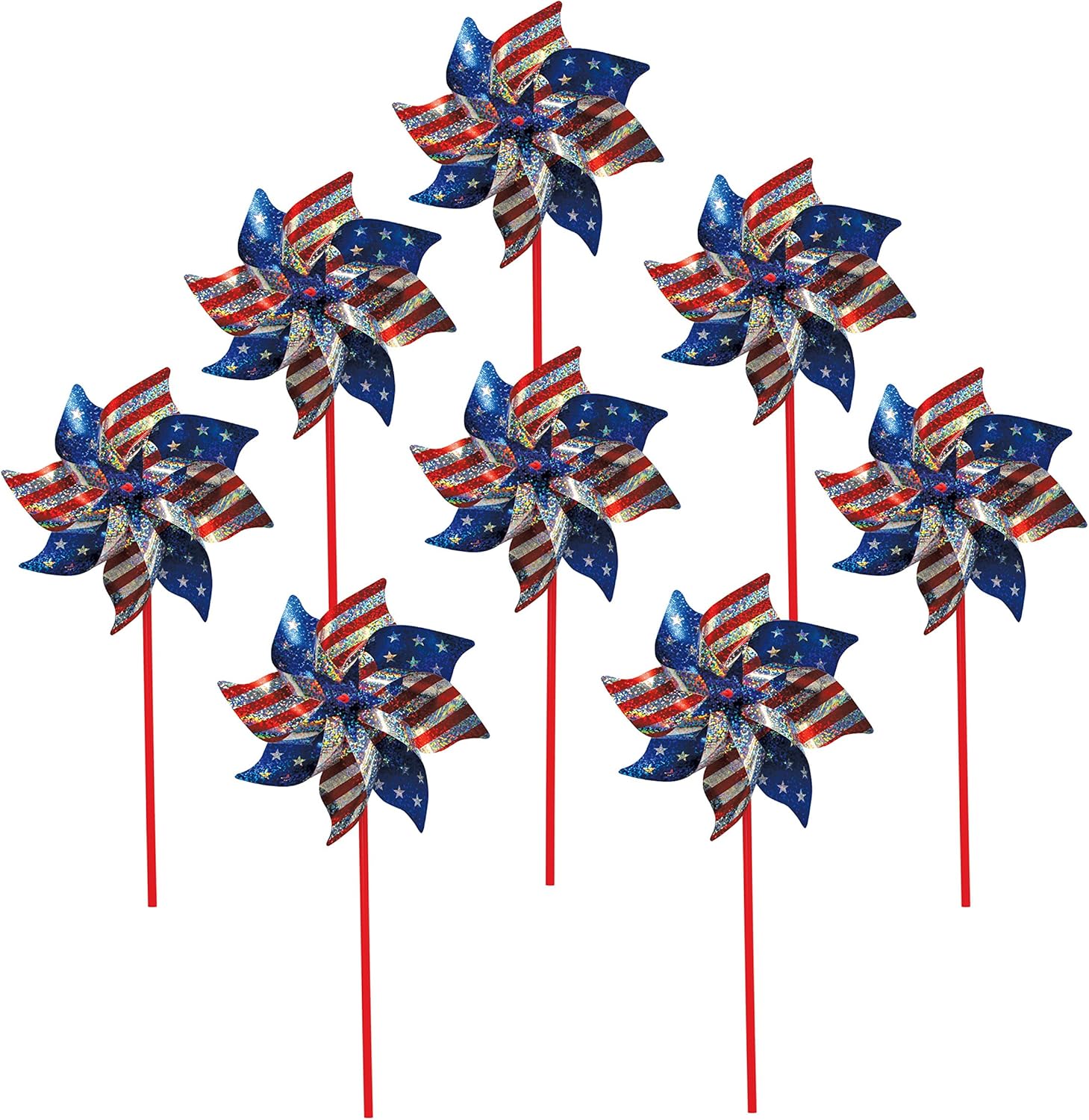 Amazon.com: In the Breeze 2749 Stars and Stripes Pinwheel, 8-Inch ...