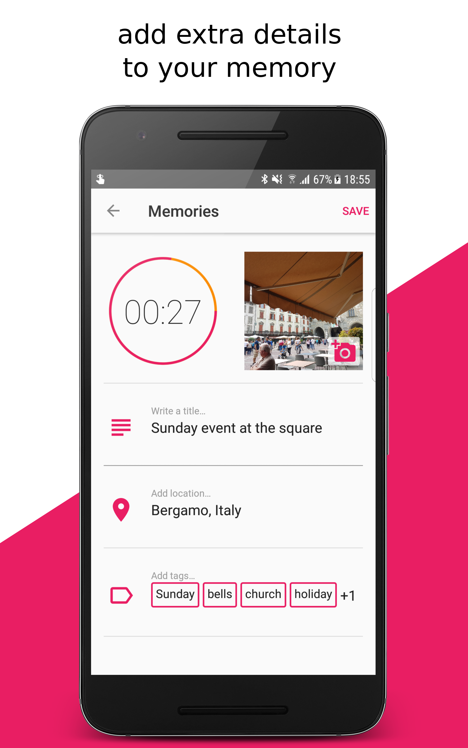 Pointo - Minimalist Voice Diary & Sound Notes - App on Amazon Appstore