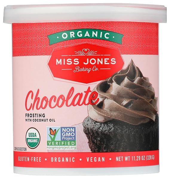 Amazon.com: Miss Jones Baking Organic Buttercream Frosting, Perfect for ...