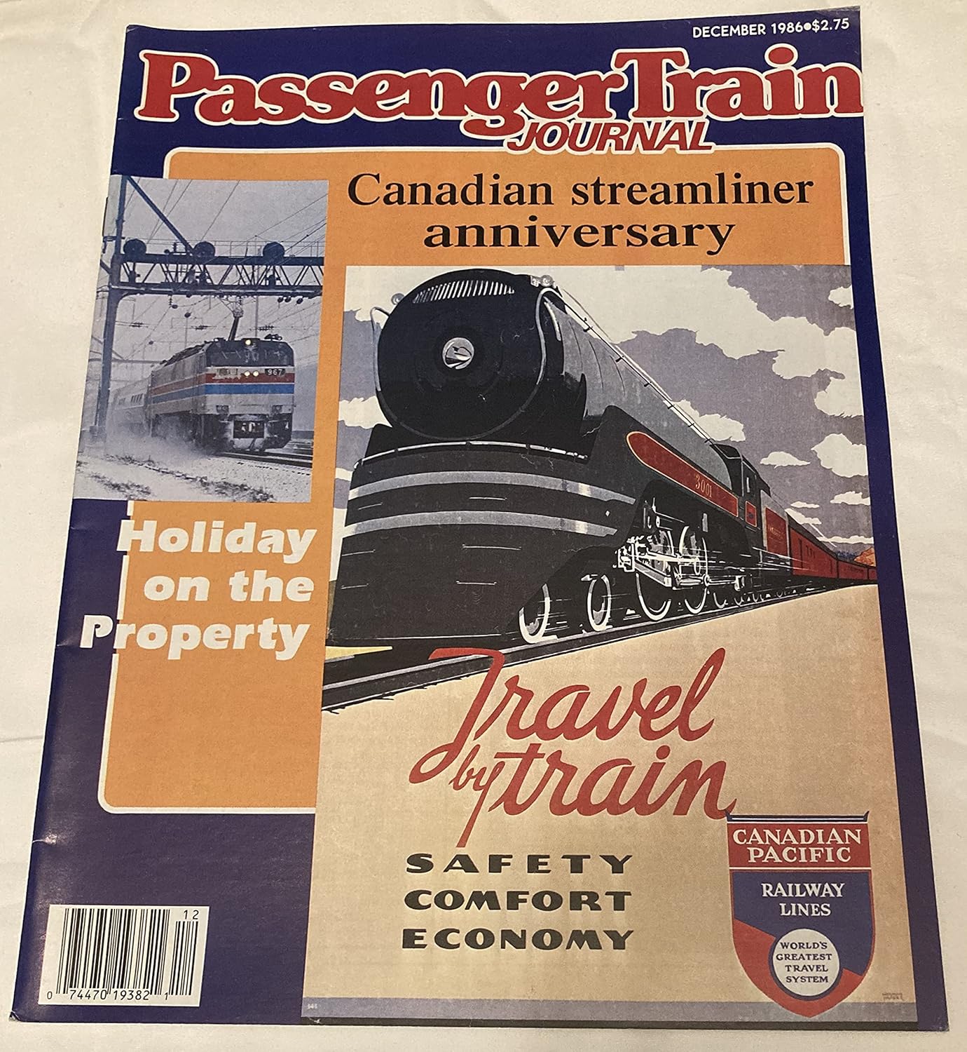 Passenger Train Journal December 1986: Alex Mayes, Richard Kunz ...