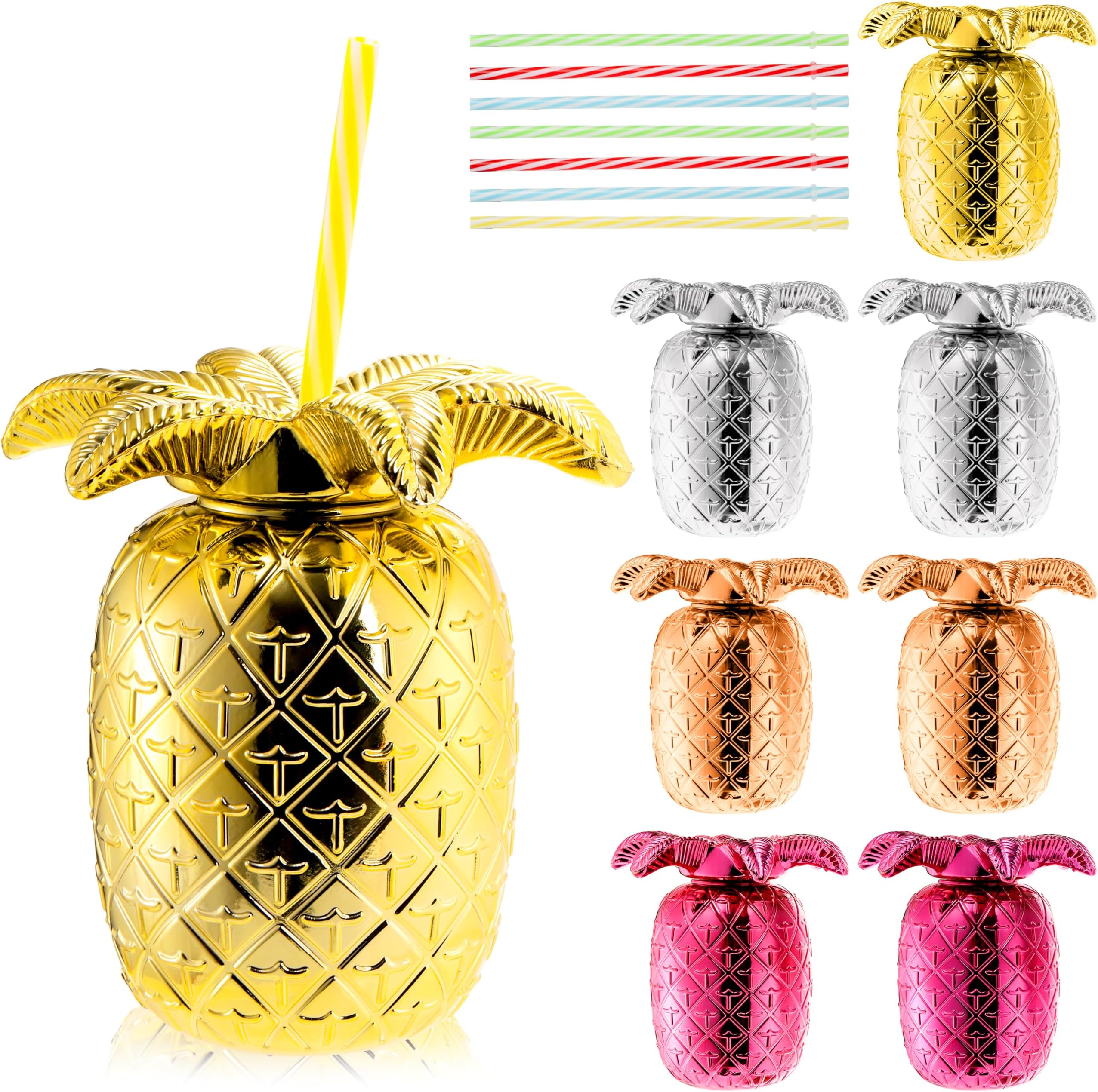 Amazon.com: Fruit Shaped Cups 4 Pcs Strawberry Drinking Cups with ...