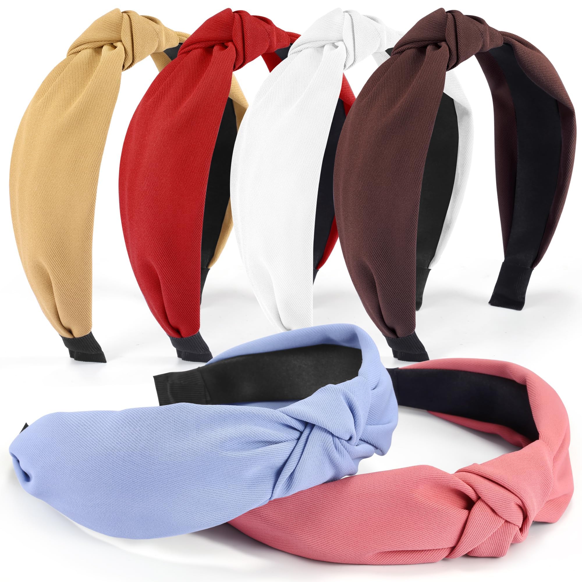 Amazon.com : DiyJibb Headbands for Women Girls - 6PCS Stylish Top ...