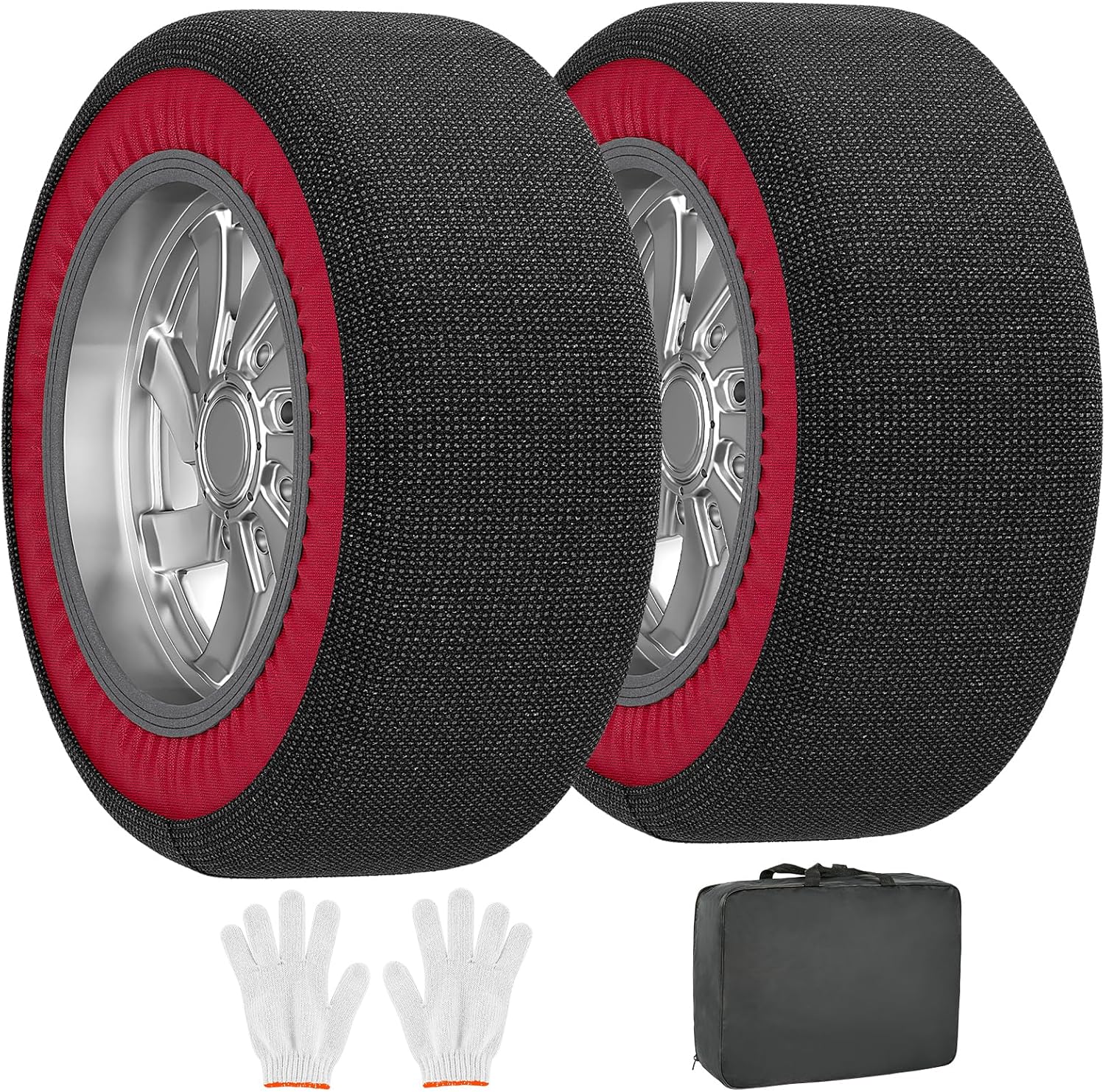 Amazon.com: Automotive Snow Socks - Great Alternative to Tire Chains ...