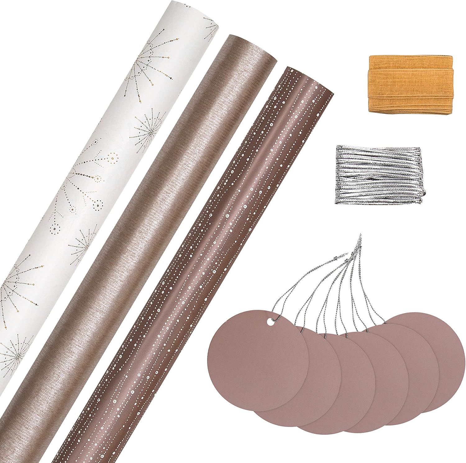 Hallmark Christmas Gifting Compendium, 3 Pack Wrapping Paper, 2M Each ...