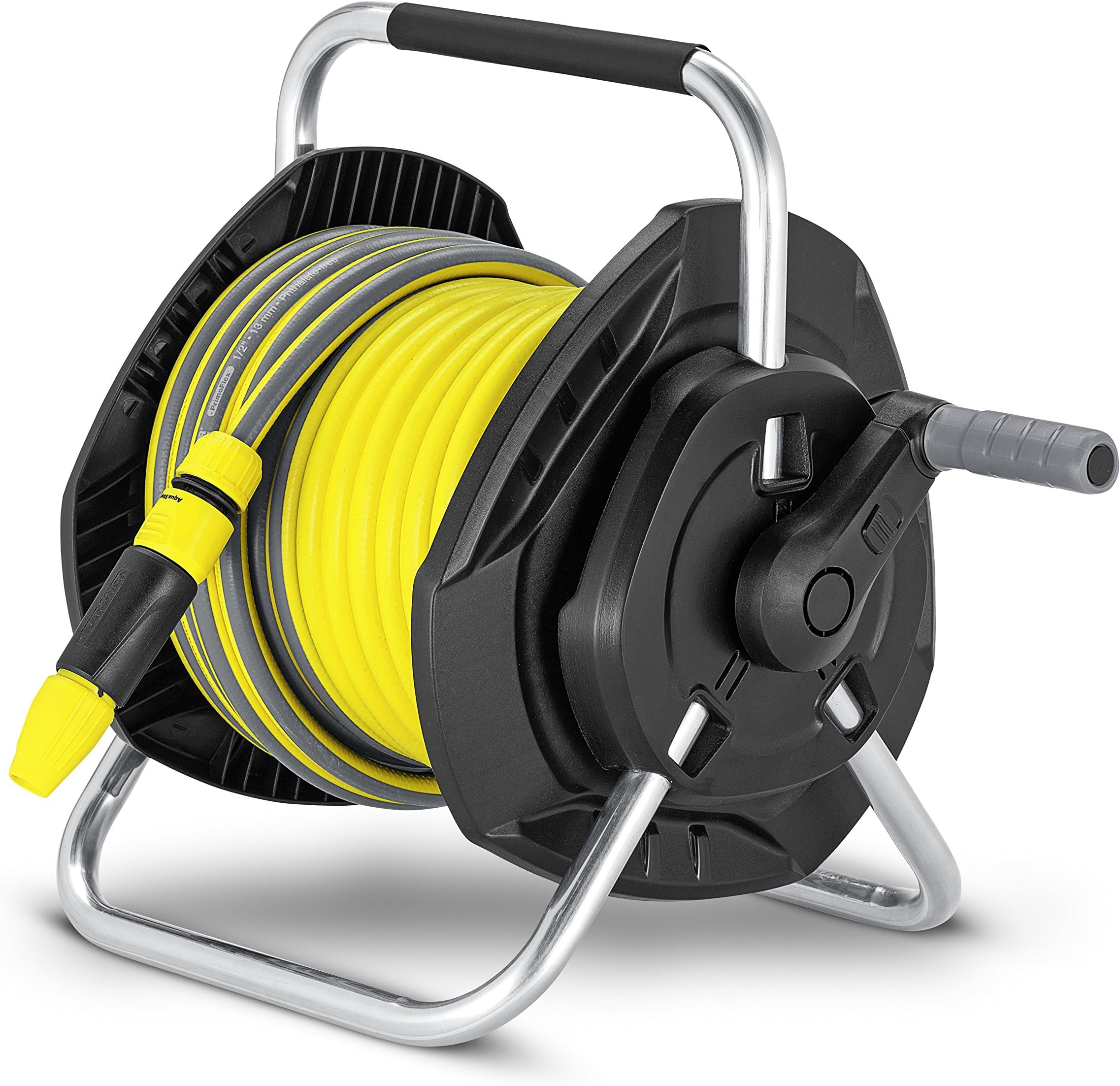 Karcher Wall Mounted Hose Reel Kit Yellow and Black 25m JE2.645-281 ...