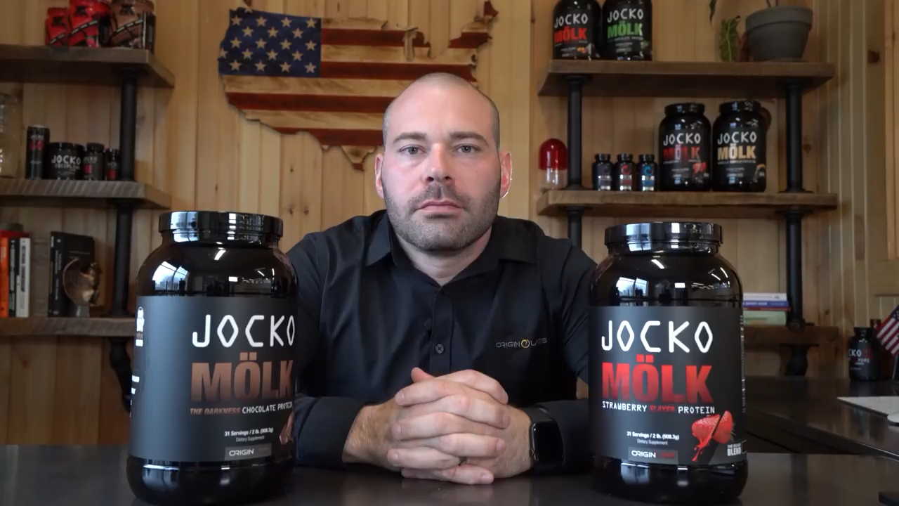 Watch Jocko Molk Time-Release Protein Blend on Amazon Live