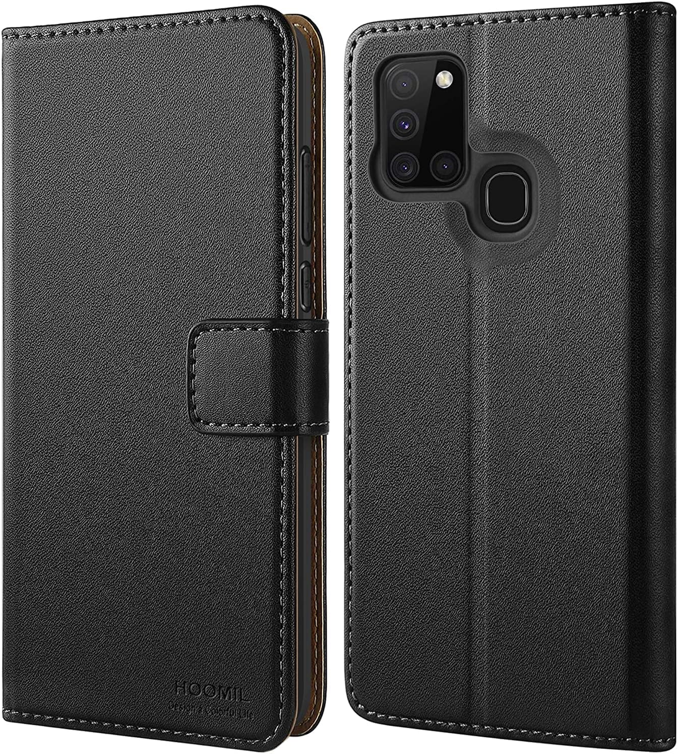 HOOMIL Samsung A21s Case, Samsung Galaxy A21s Case, Leather Wallet Book ...
