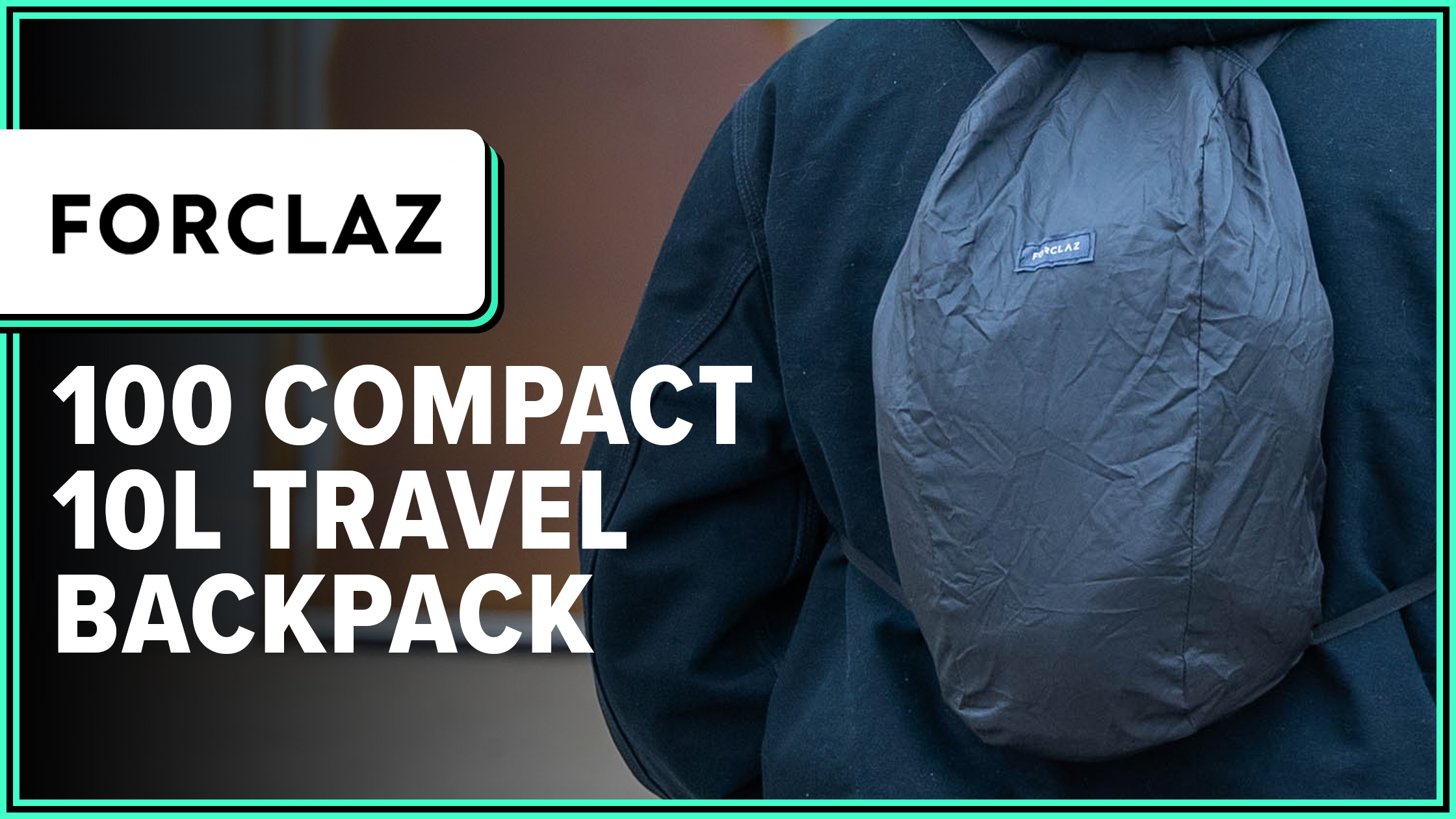 Watch FORCLAZ 100 Compact 10L Travel Backpack Review on Amazon Live