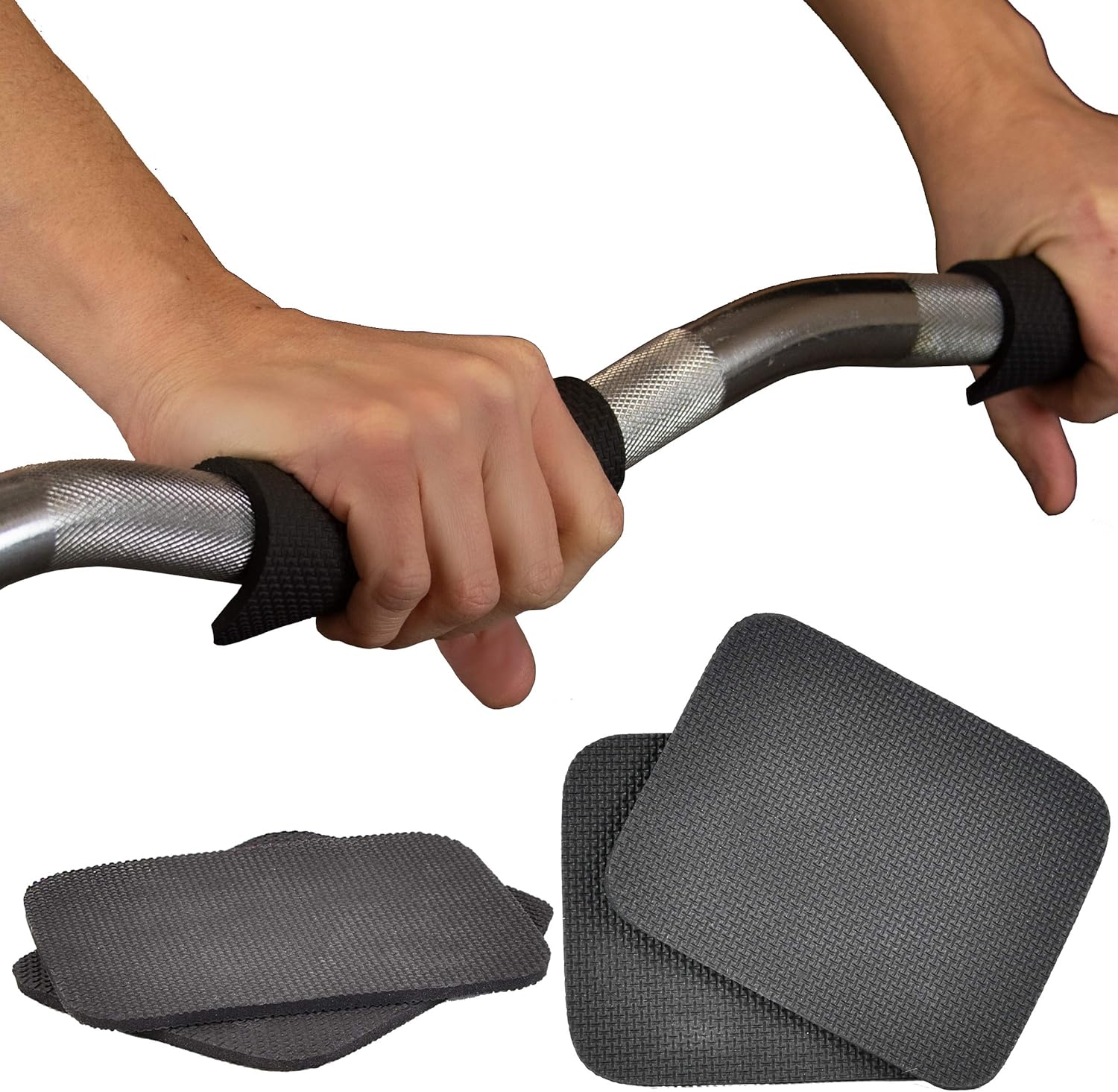 Amazon.com : Prime Vantage Simple Weight Lifting Gloves Grip Pads - 2 ...