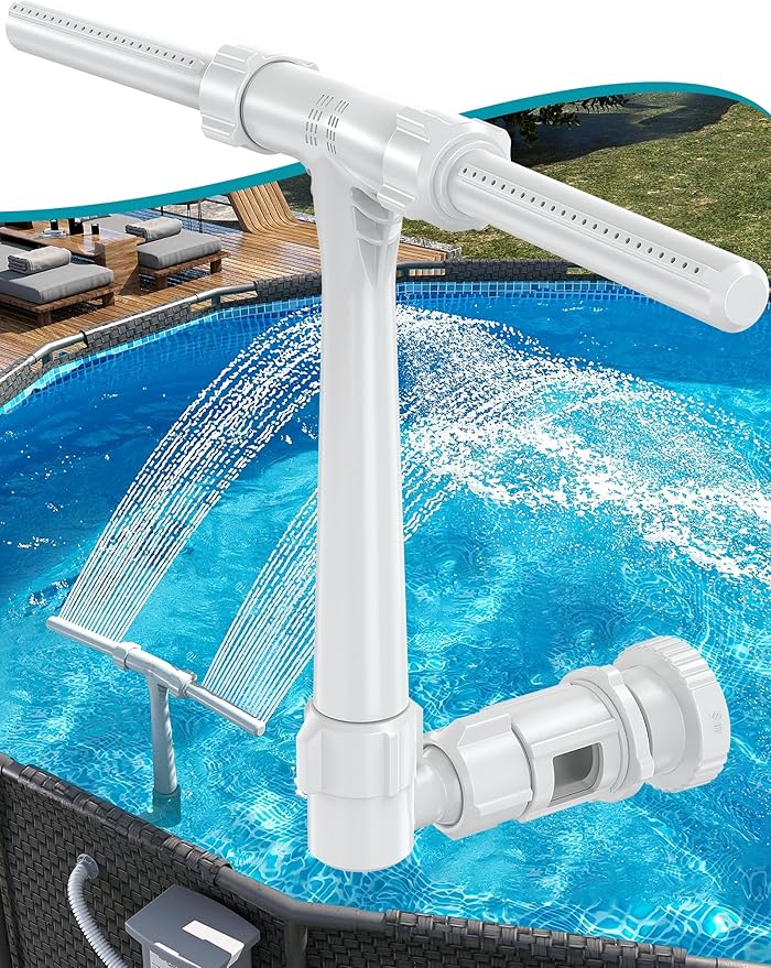 Amazon.com: POOLHACKER Pool Fountain - Dual Spray Water Fountains for ...