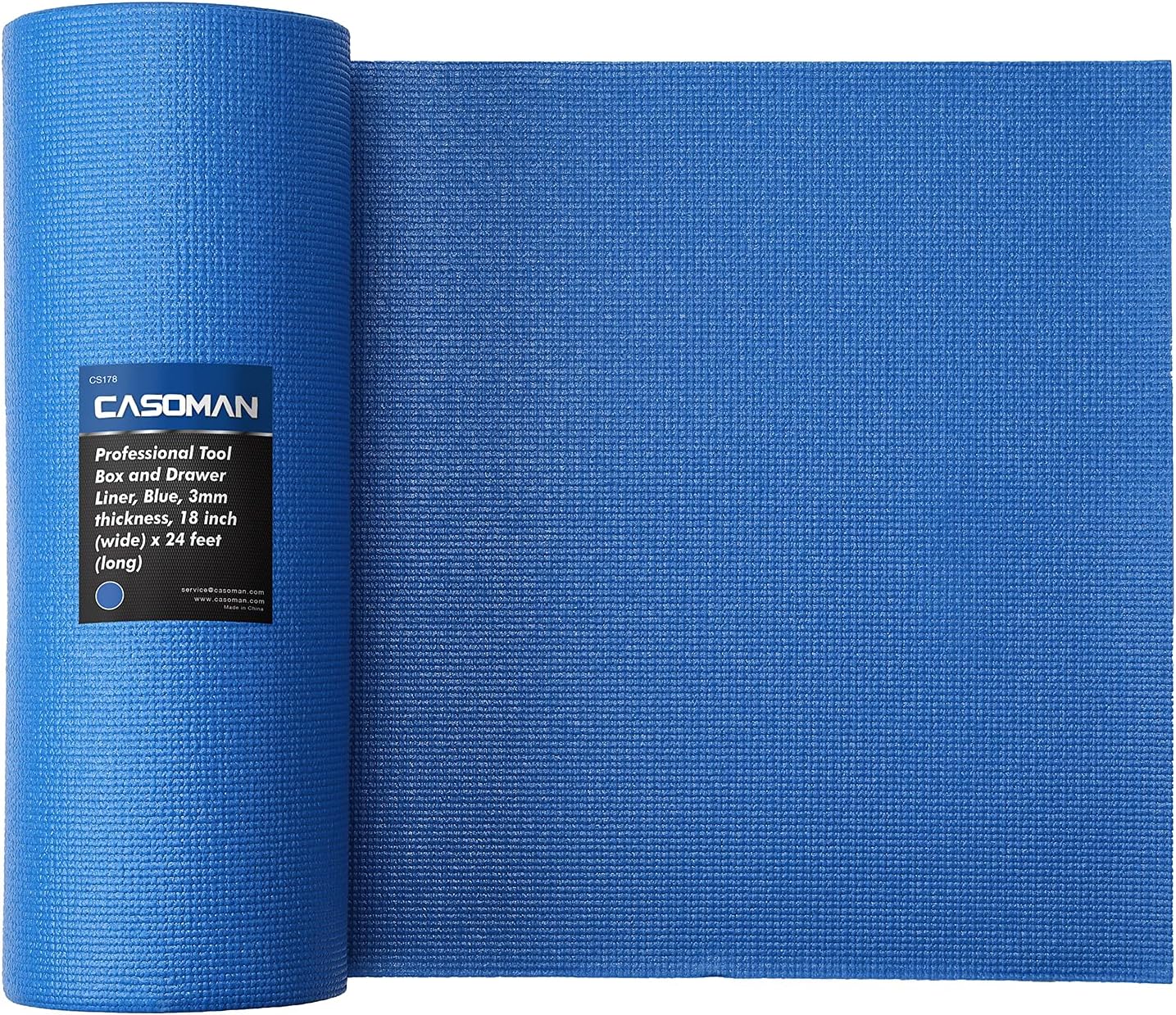 Amazon.com: CASOMAN Professional Tool Box and Drawer Liner, Blue, Easy ...