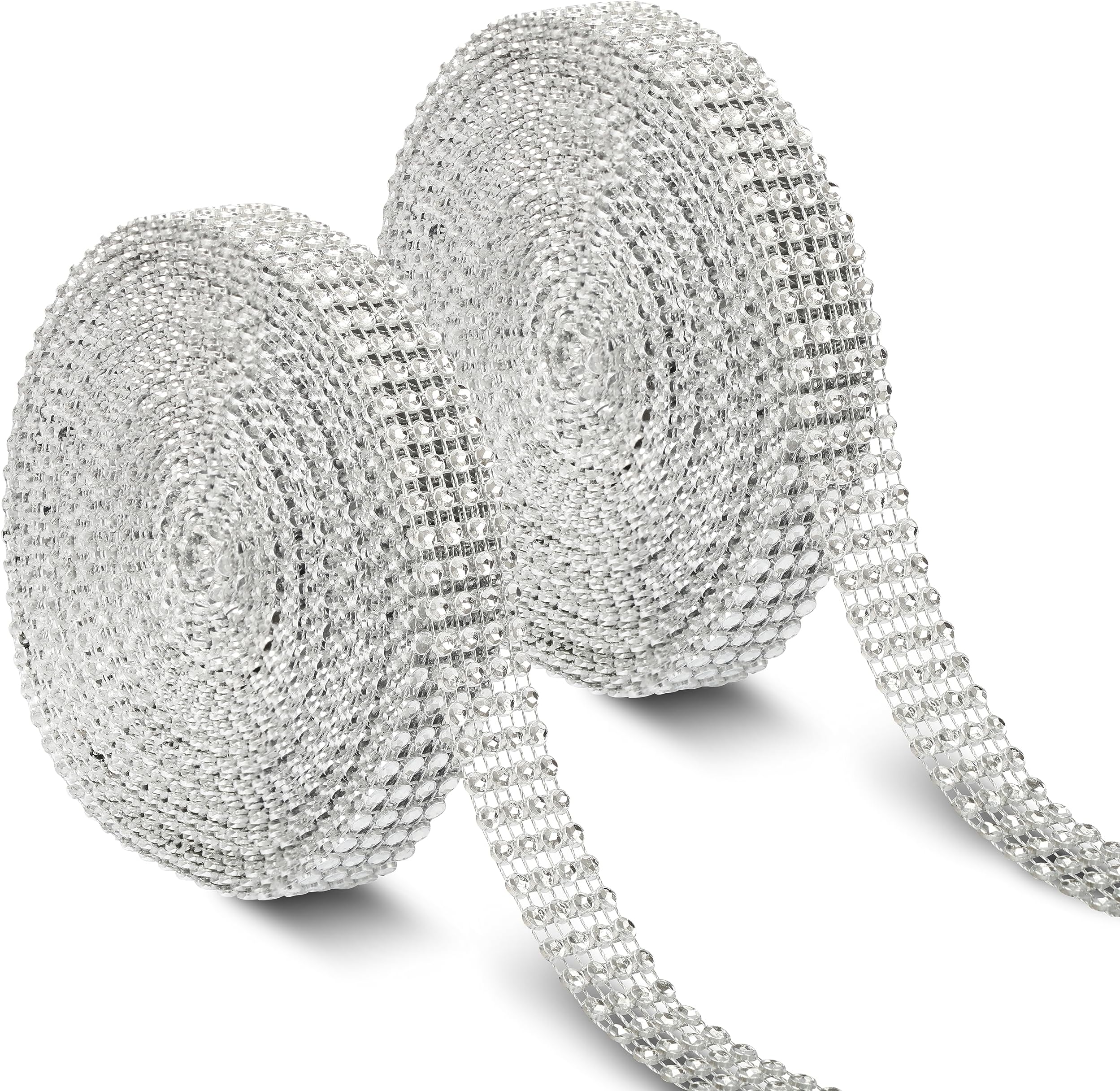 Allazone Ruban Strass, 8 Couleurs 8 Rangée Acrylique Strass Gateau ...