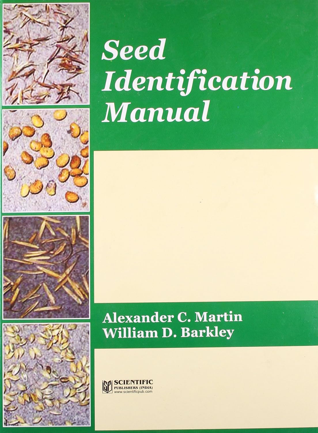 Seed Identification Manual: Martin, A.C.: 9788172336226: Amazon.com: Books