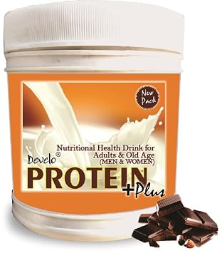 Develo Protein Powder for Men & Women, Whey, Milk & Soy (Triple Protein ...