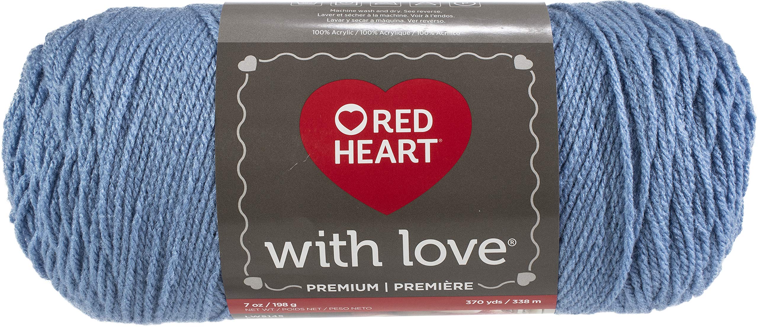 Amazon.com: Red Heart Love Yarn-6/Pk-Bluebell, 6/Pk, Bluebell 6 Pack