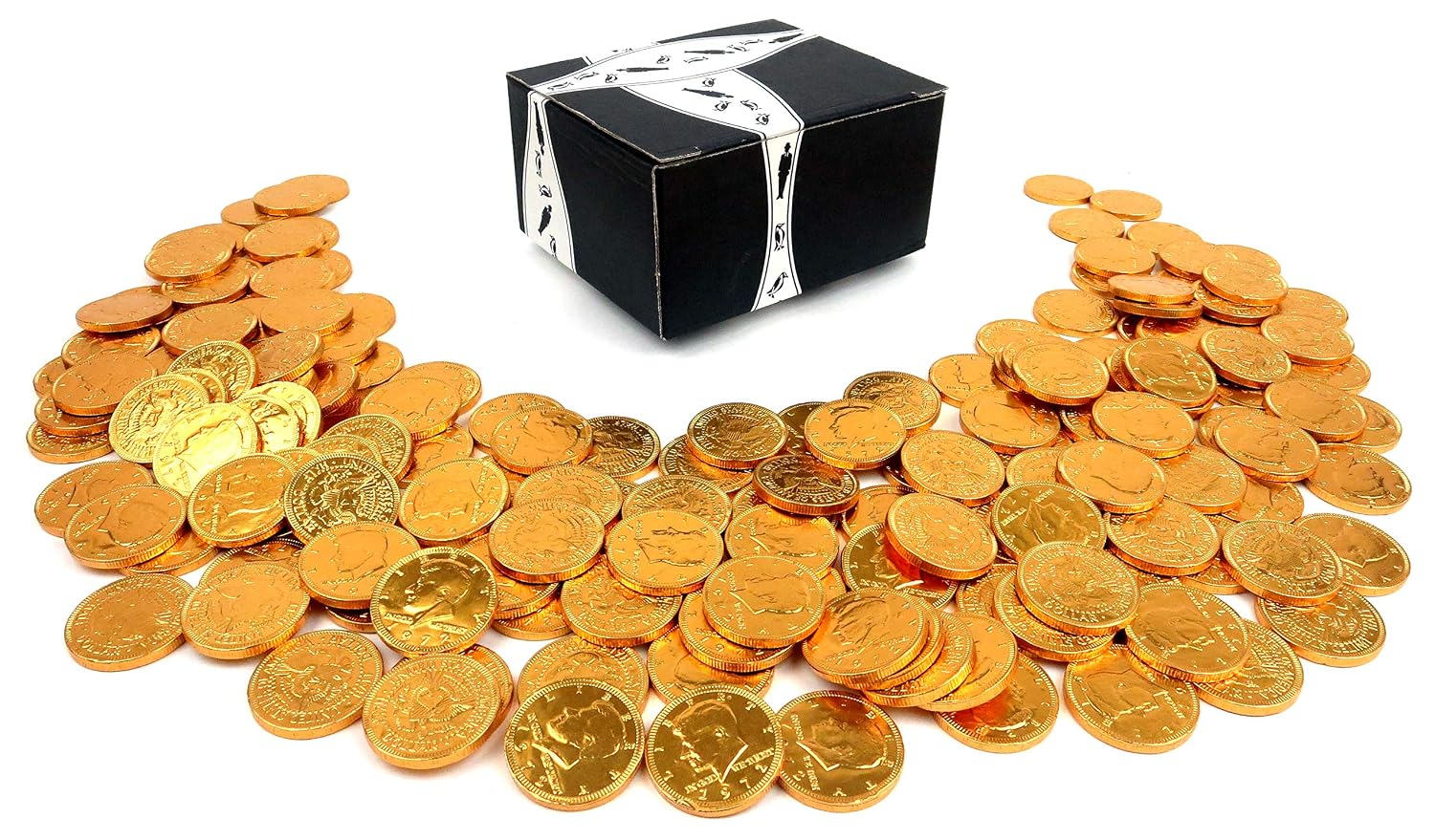 Amazon.com : Milk Chocolate Gold Coins by Cuckoo Luckoo Confections, 2 ...