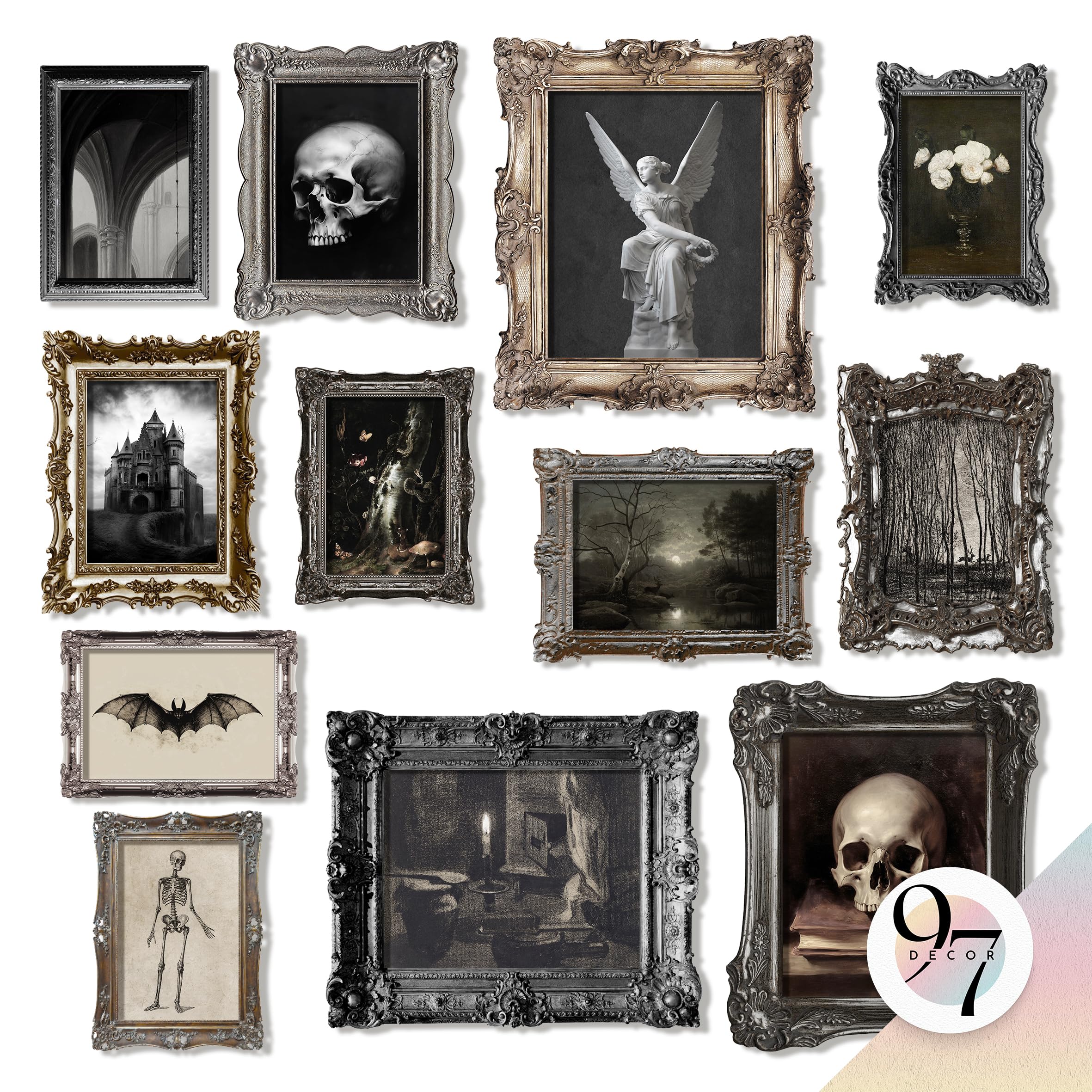 Amazon.com: 97 Decor Dark Gothic Home Decor Aesthetic - Halloween ...