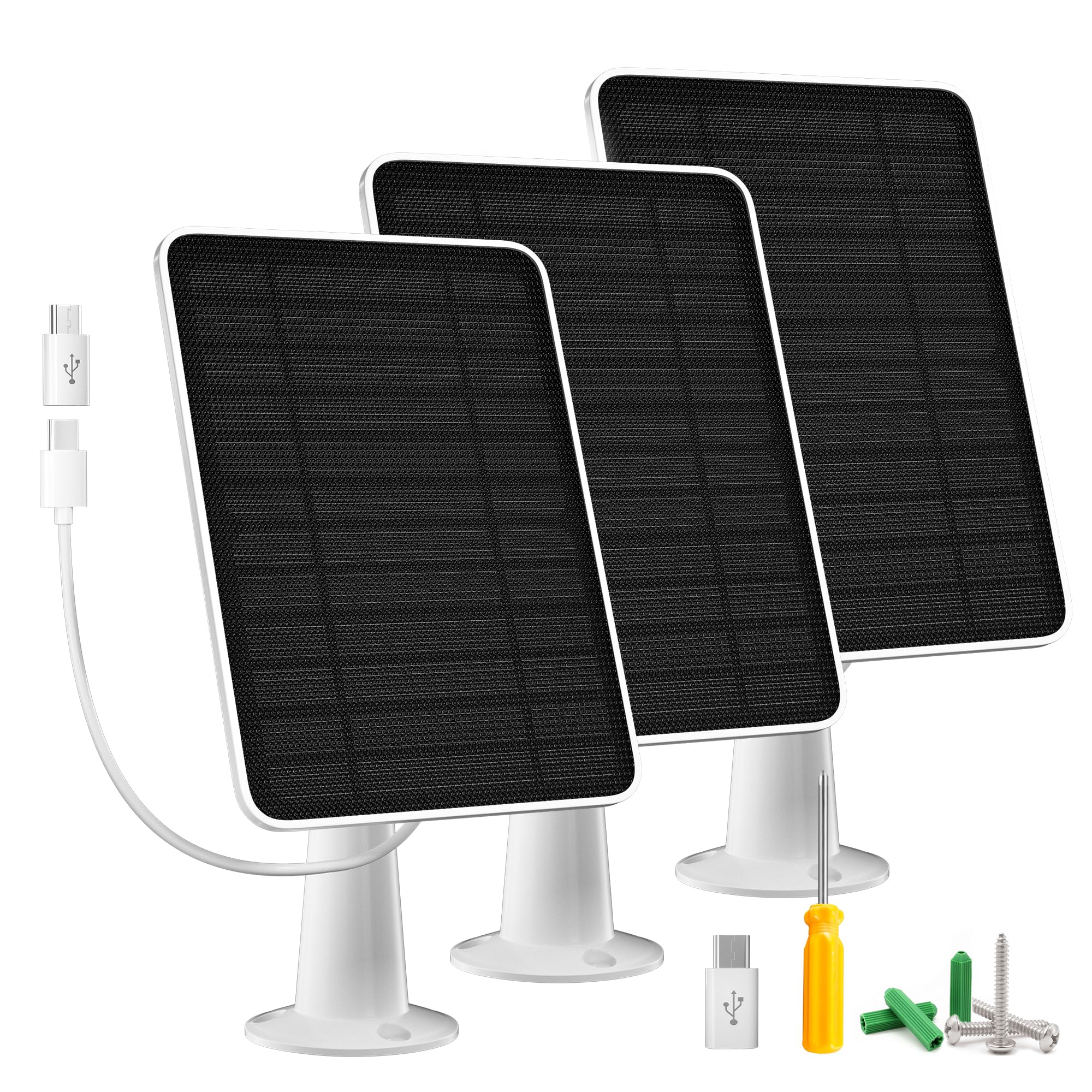 Amazon.com : Solar Panel Charger Compatible with Arlo Essential 2K ...