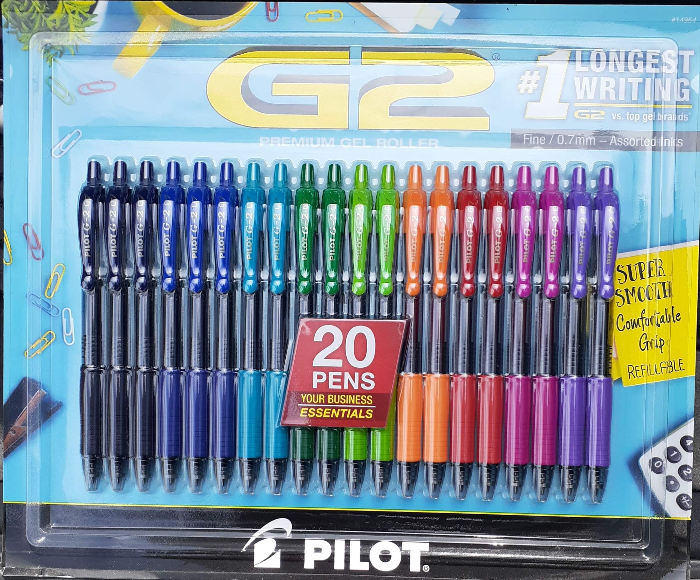Amazon.com: PILOT Pen G2 Assorted Premium Gel Ink Pens, Retractable And ...