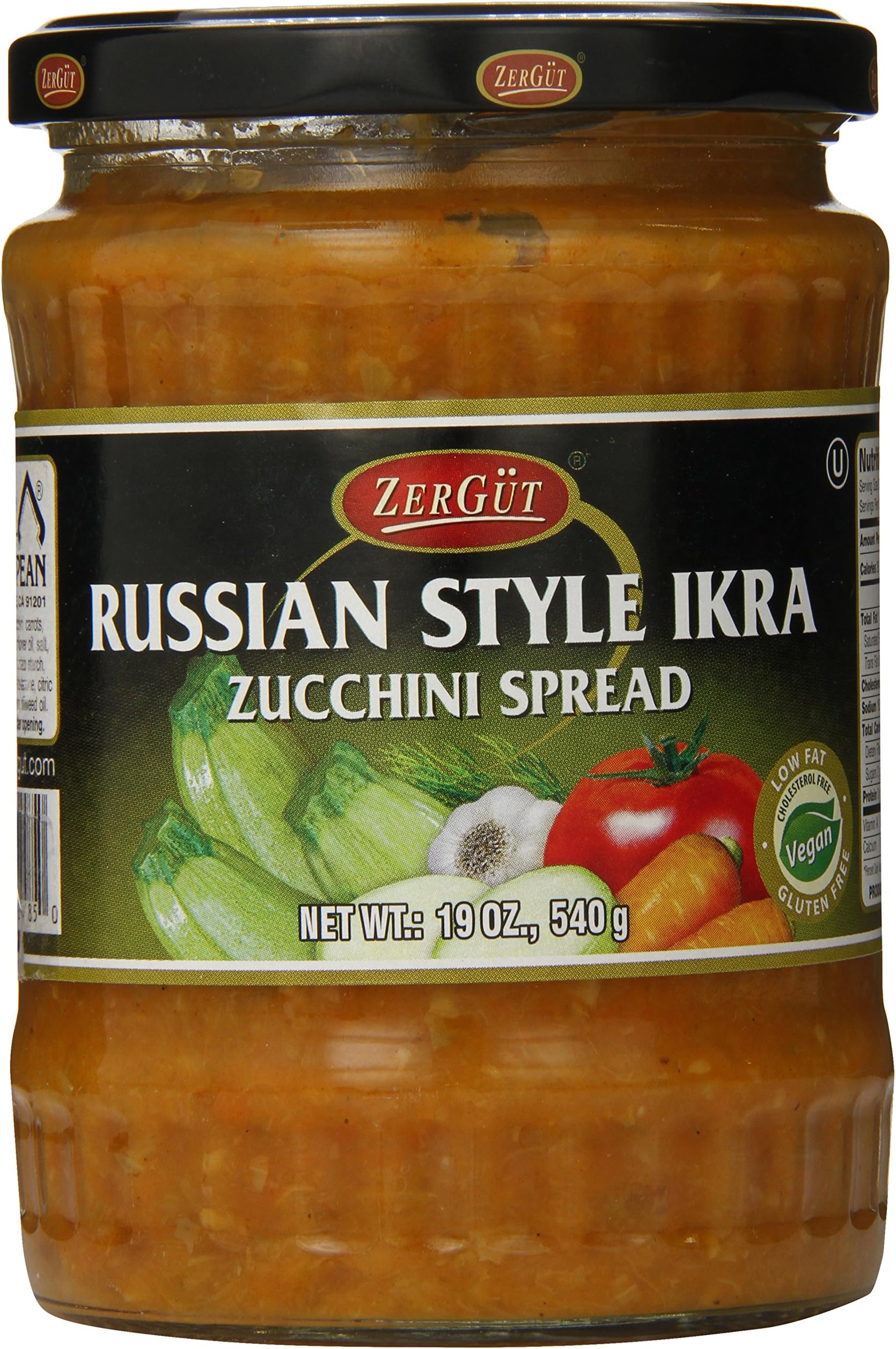 Amazon.com: Zergut Zucchini Ikra, Russian Style, 19 Ounce : Grocery ...