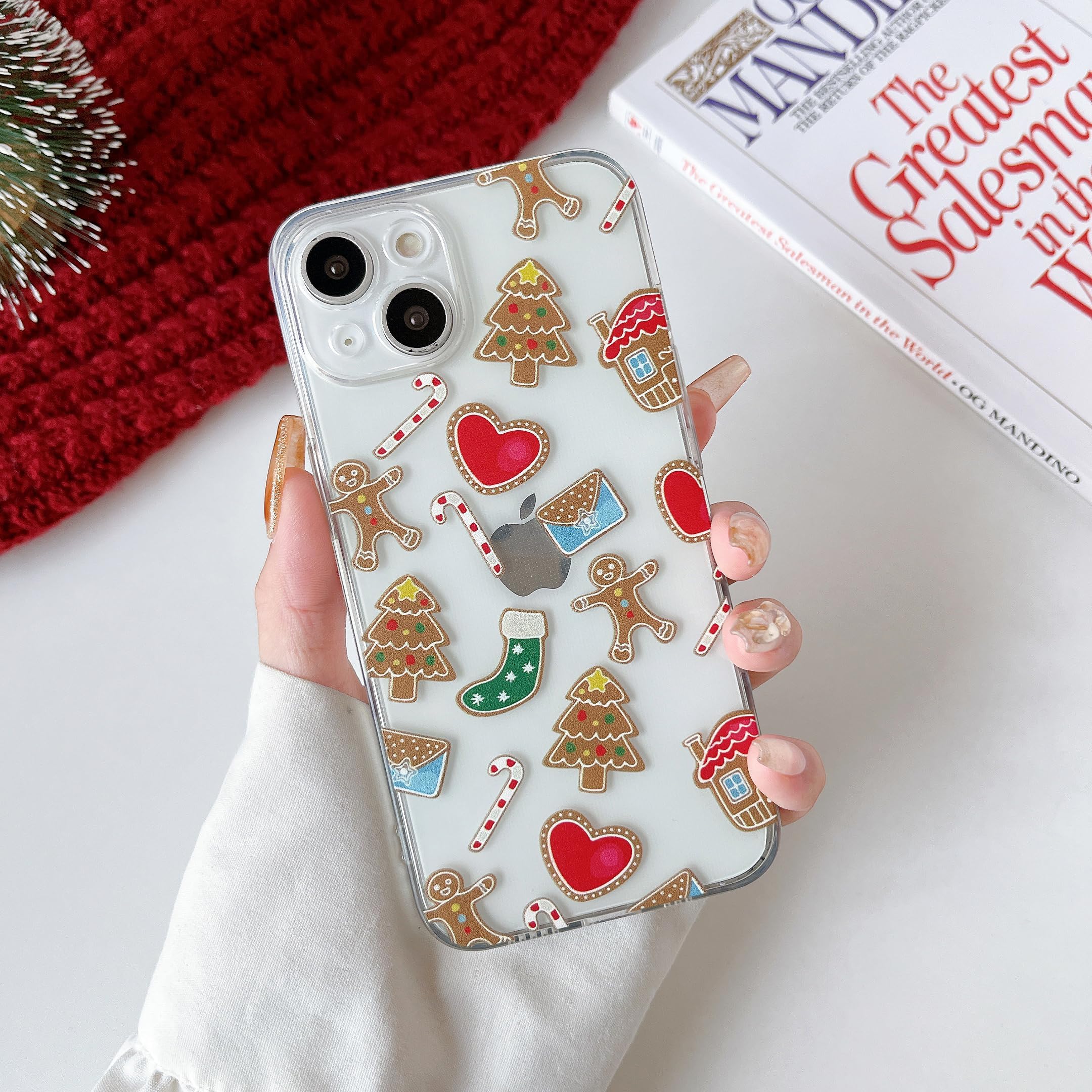 Amazon.com: iPhone 15 Preppy Pink Christmas Nutcracker Print Case ...