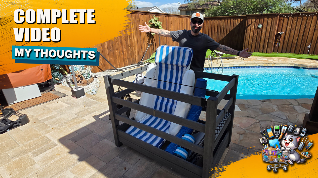 Watch Extra Large! - Waterproof Poolside Organizer on Amazon Live