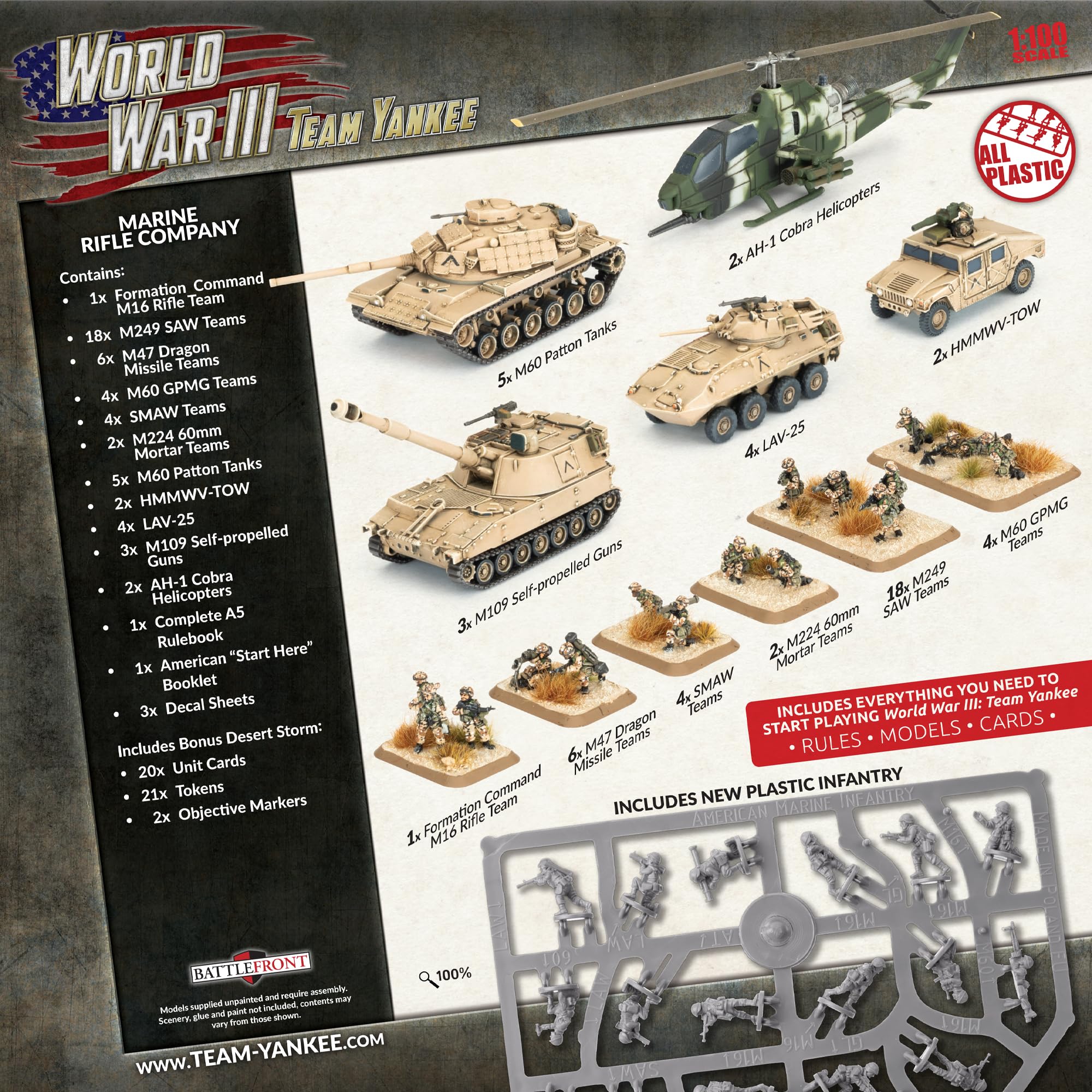 Flames of War – Team Yankee – Marine Rifle Company American Starter ...