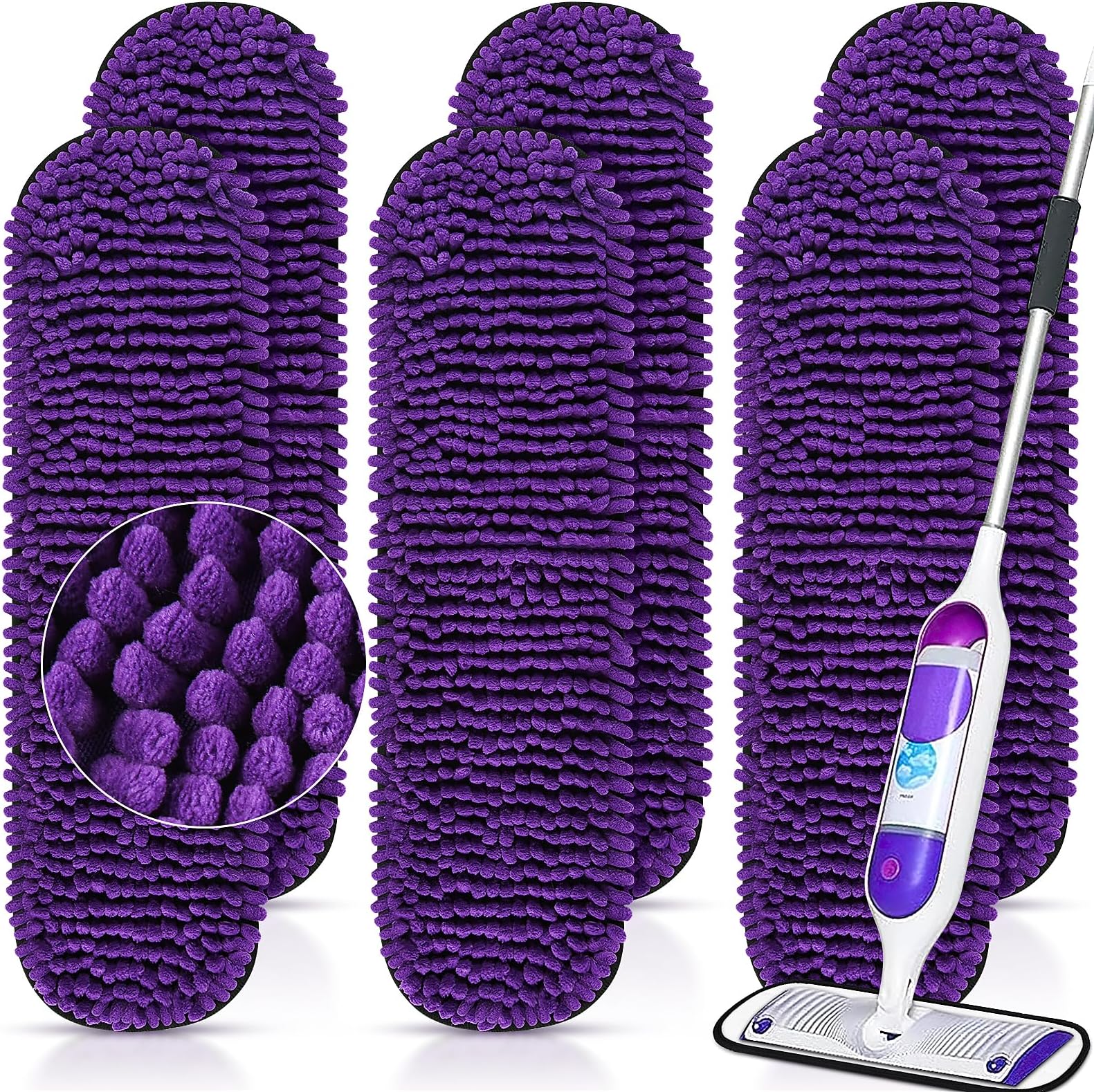 Amazon.com: Yicotira Reusable Power Mop Refill Pads for Swiffer Power ...